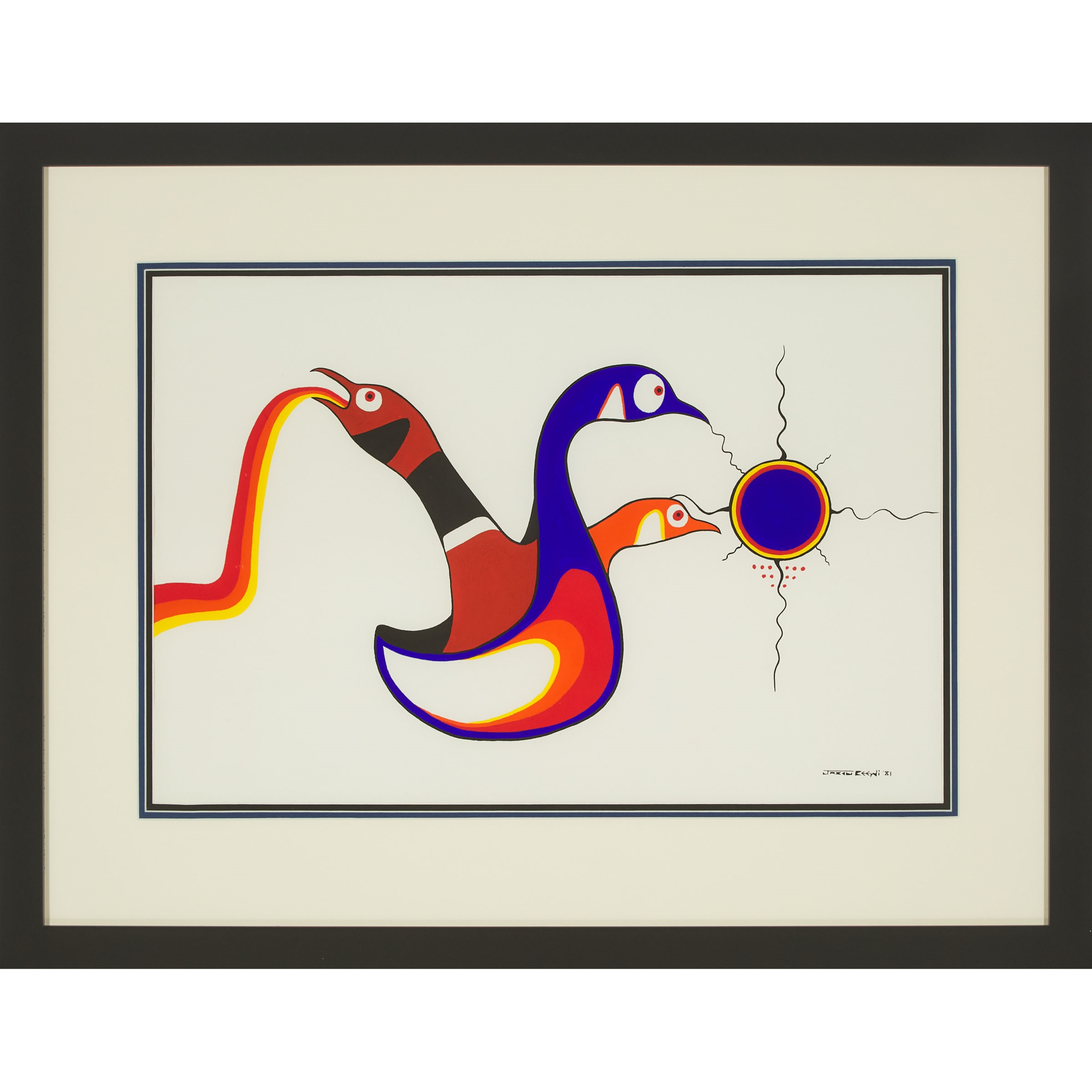 Jackson Beardy | THREE BIRDS, 1981 (1981) | MutualArt