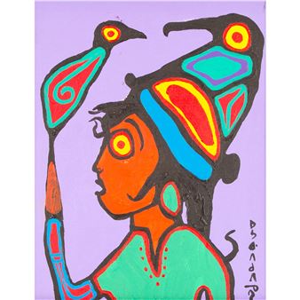 Norval Morrisseau | WENDIGO (2019) | MutualArt