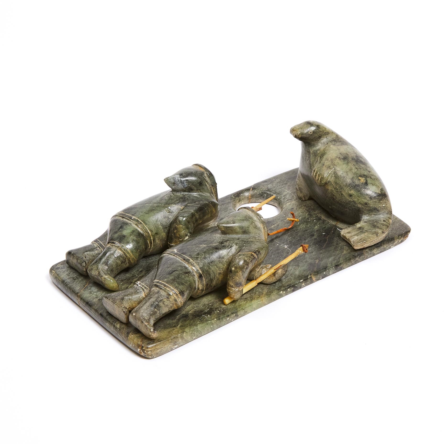 Helen Kalvak | HUNTERS STALKING SEAL, CA. 1958 (Circa 1958) | MutualArt