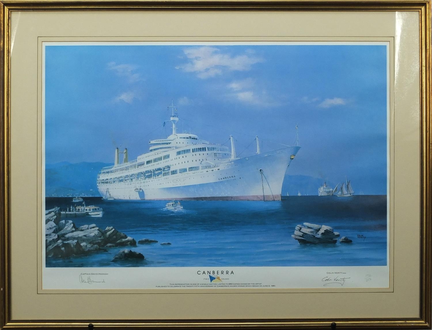 Colin Verity | Colin Verity - limited edition coloured print | MutualArt