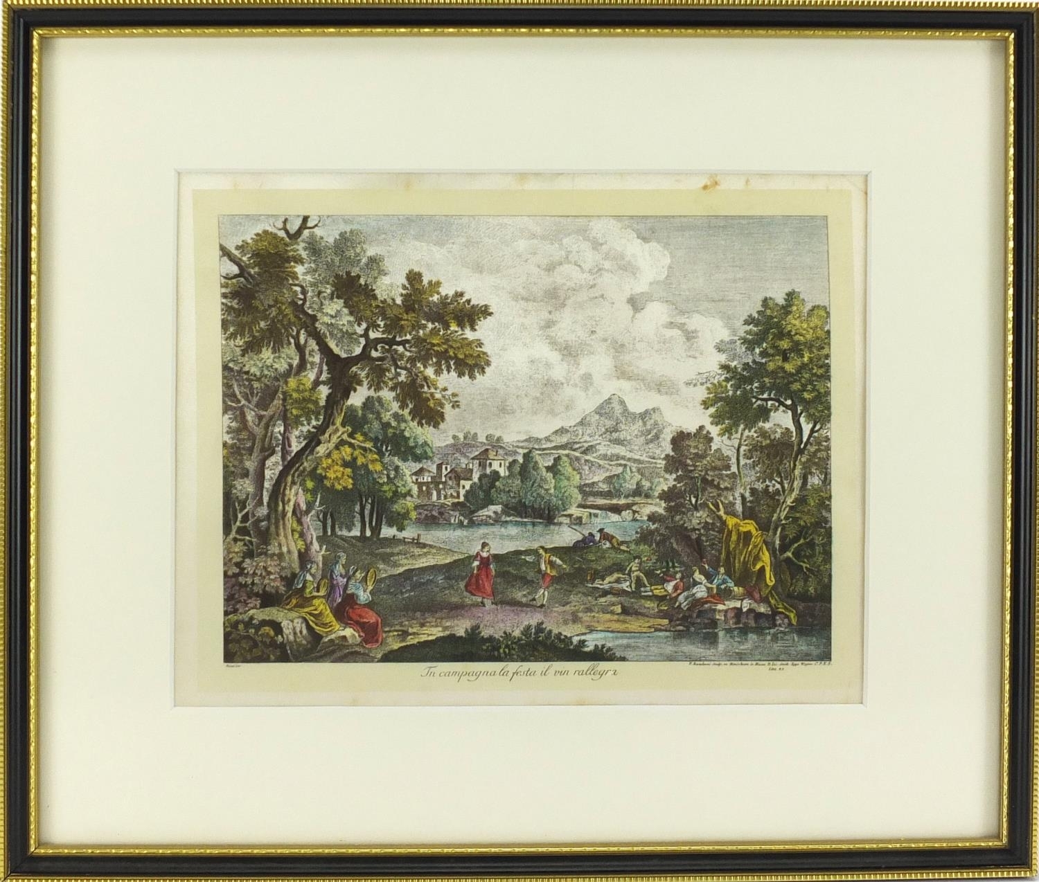 Francesco Bartolozzi | F Bartolozzi - Set of four coloured prints ...