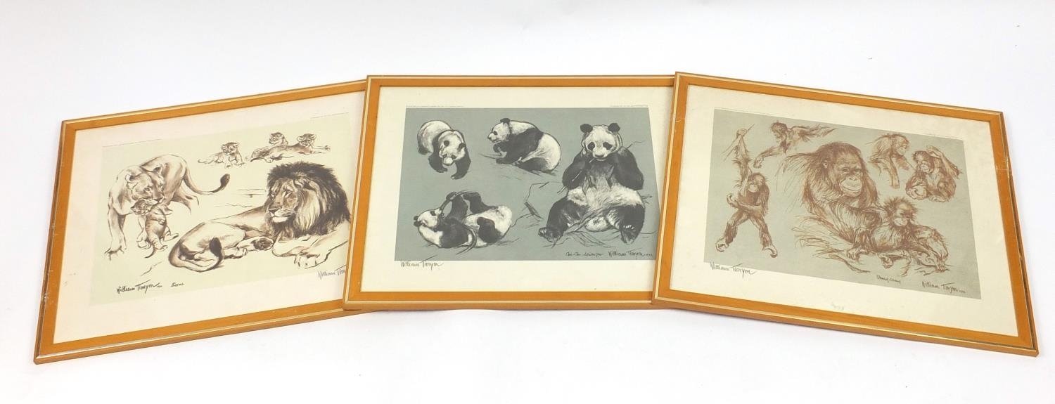 William Timym | William Timym - Set of three pencil signed prints ...