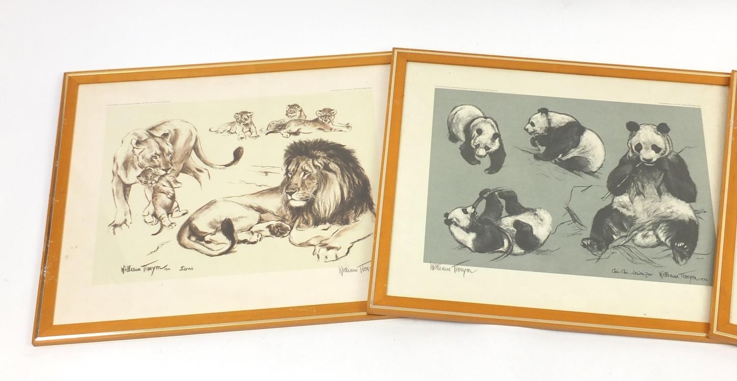 William Timym | William Timym - Set of three pencil signed prints ...
