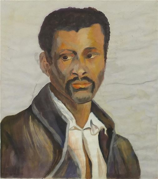 Beauford Delaney | Attributed to Beauford Delaney - Head and shoulder ...