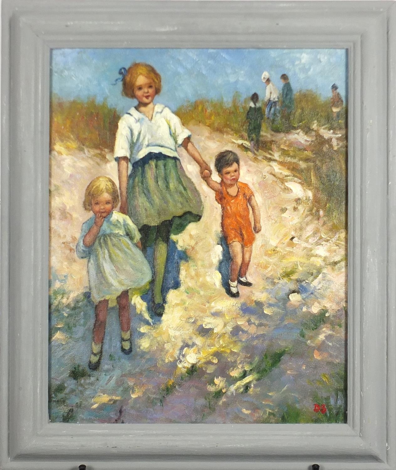 Dorothea Sharp | Manner of Dorothea Sharp - Figures on the beach ...