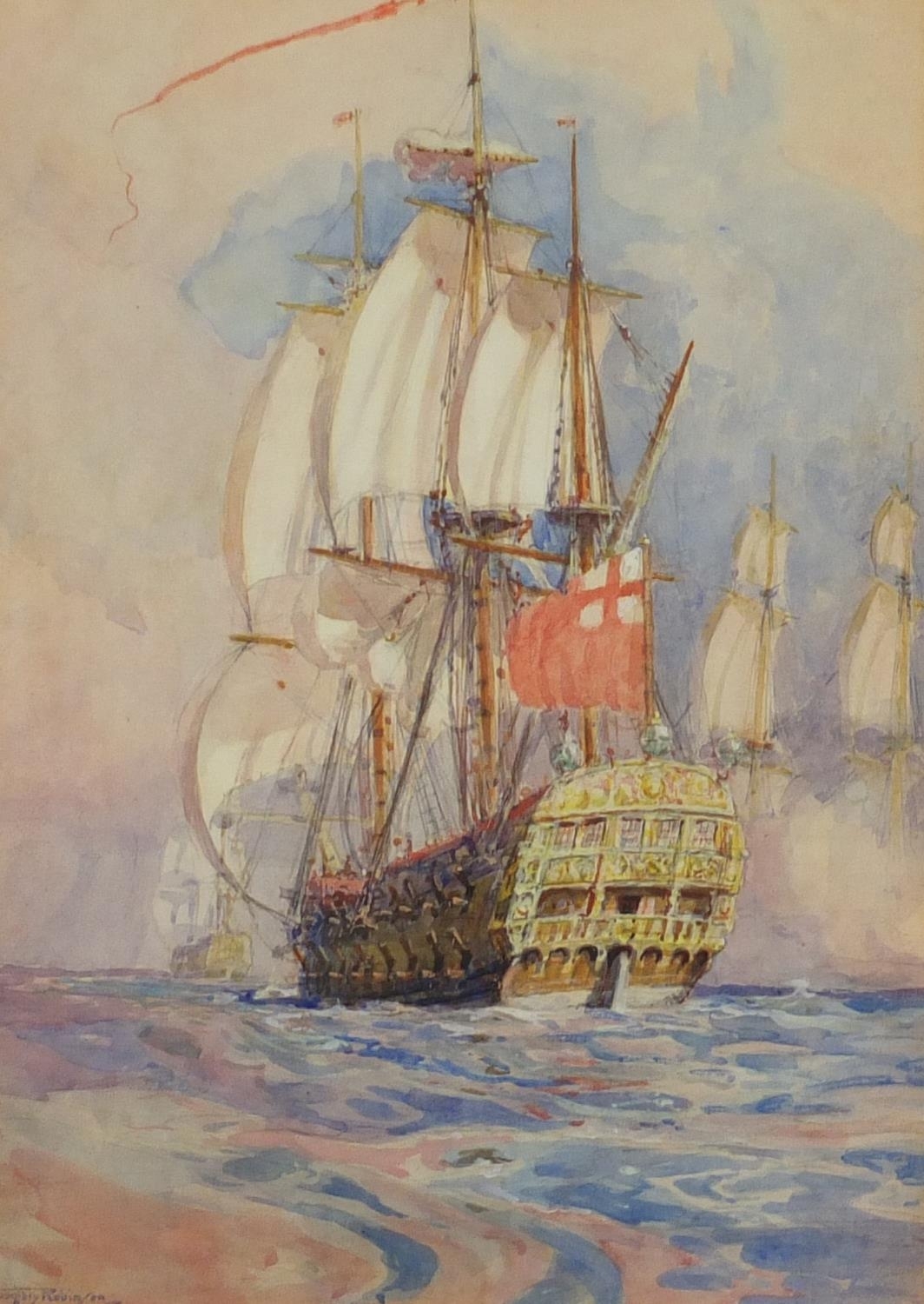 Gregory Robinson | Gregory Robinson - HMS Victory at Trafalgar (19th ...