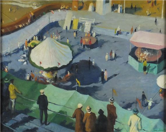 Dame Laura Knight | Fairground | MutualArt