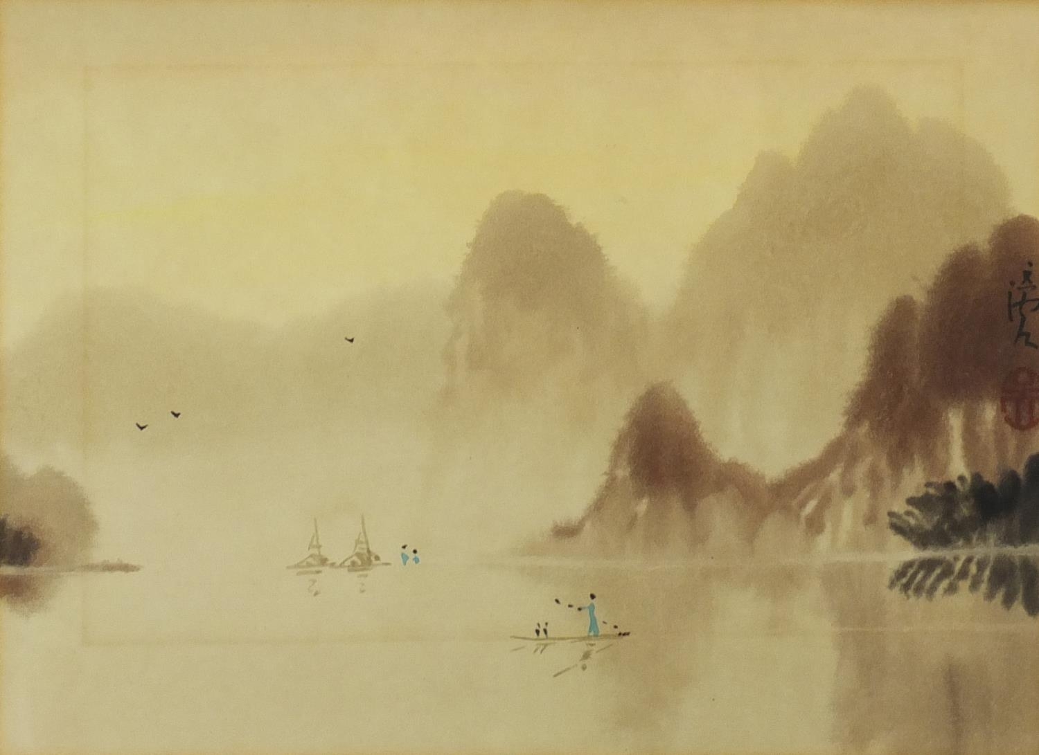 Chin Chung | Chinese boats on lakes | MutualArt