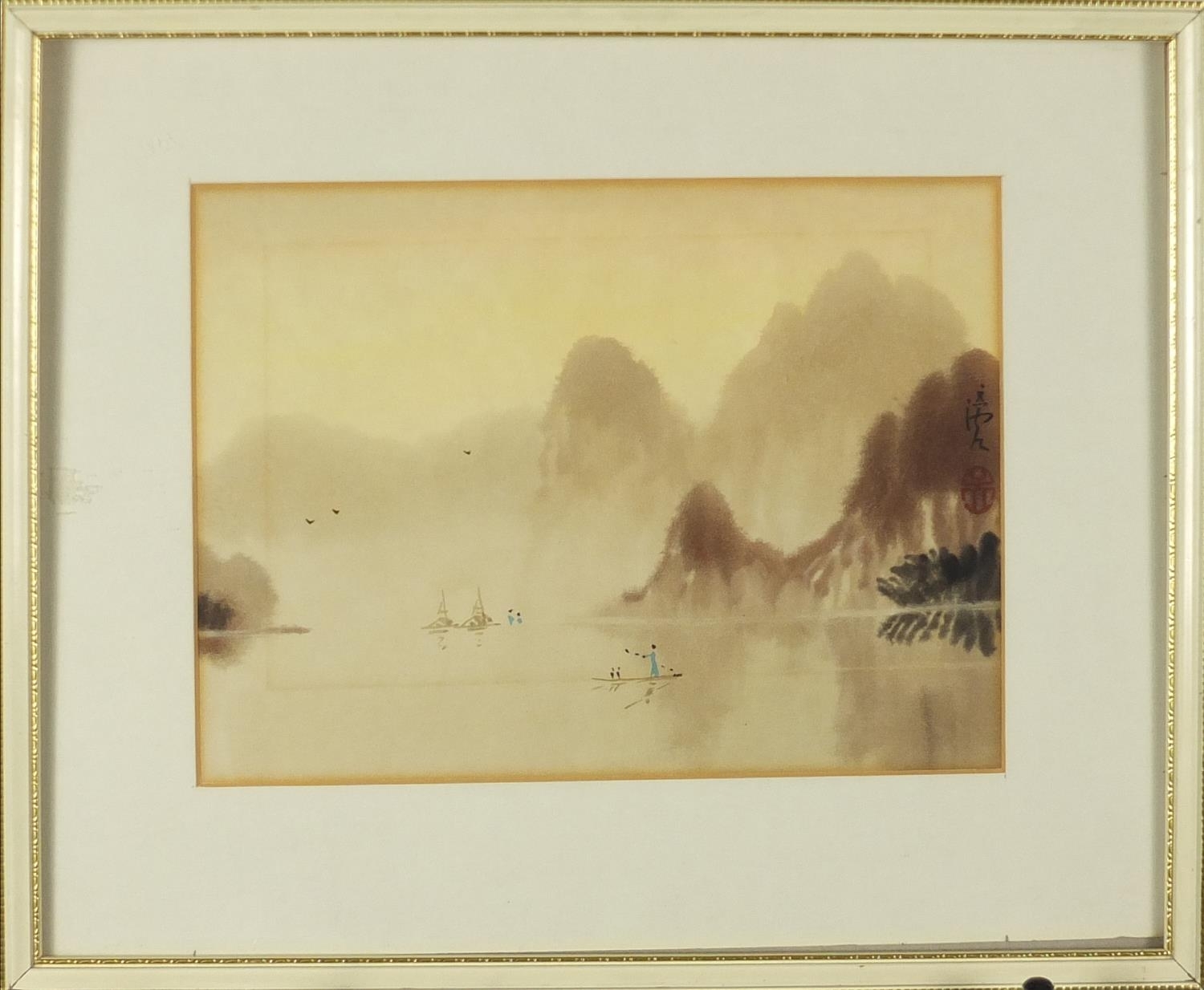 Chin Chung | Chinese boats on lakes | MutualArt