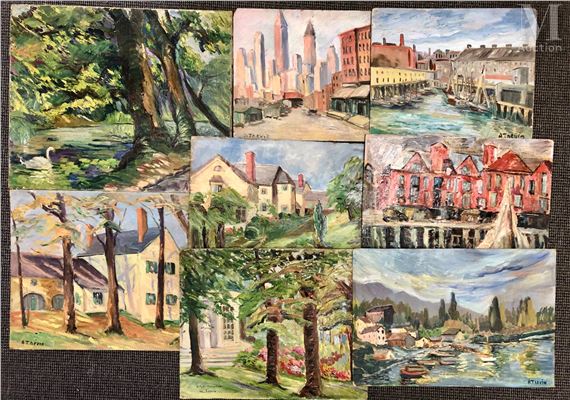 Alice Thevin | Paysages et scènes d'extérieure (1925 - 1929) | MutualArt