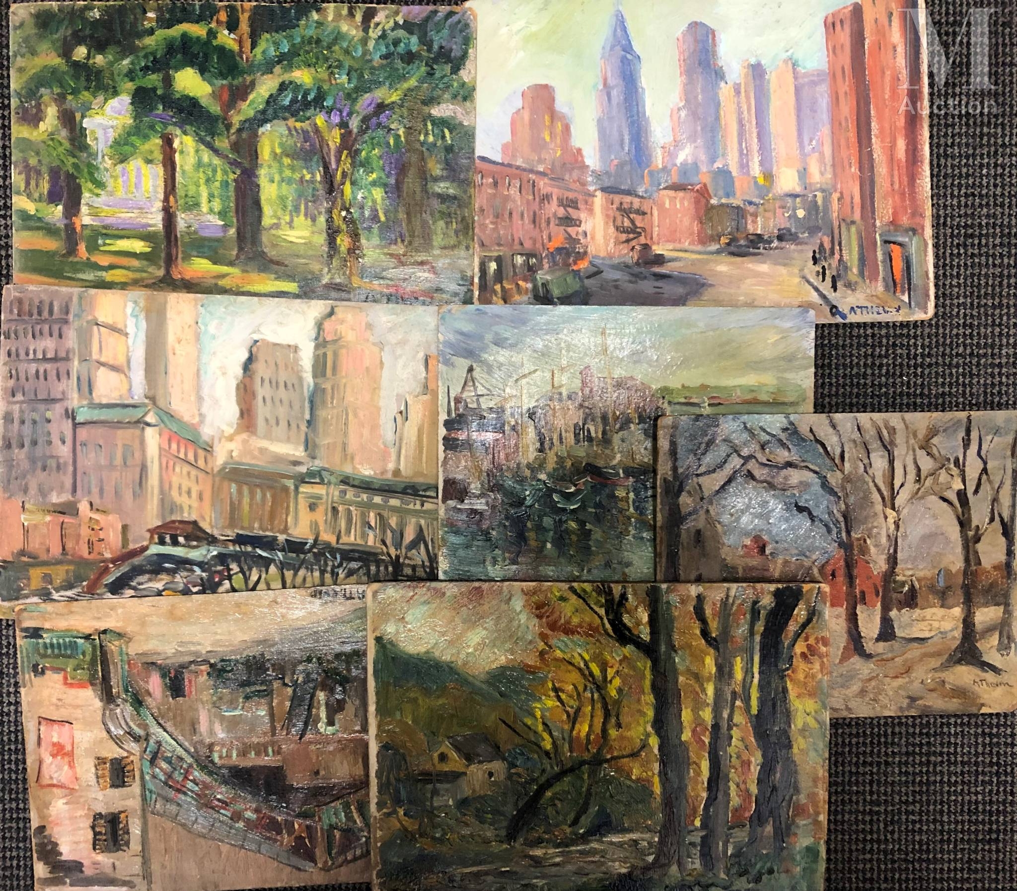 Alice Thevin | Paysages et scènes d'extérieure (1920 - 1924) | MutualArt