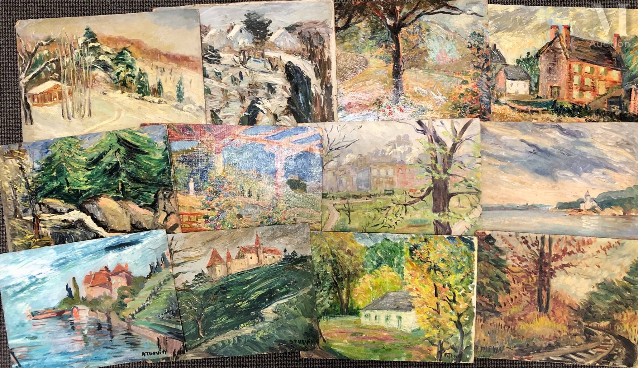 Alice Thevin | Paysages et scènes d'extérieure (1930 - 1931) | MutualArt