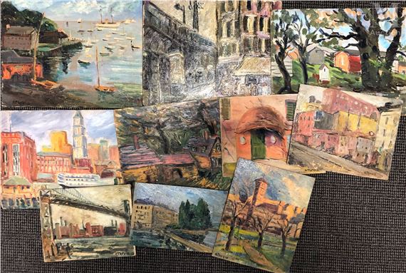 Alice Thevin | Paysages et scènes d'extérieure (1934 - 1935) | MutualArt