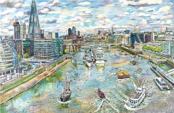 Melissa Scott-Miller | London Panorama From Tower Bridge (unframed ...
