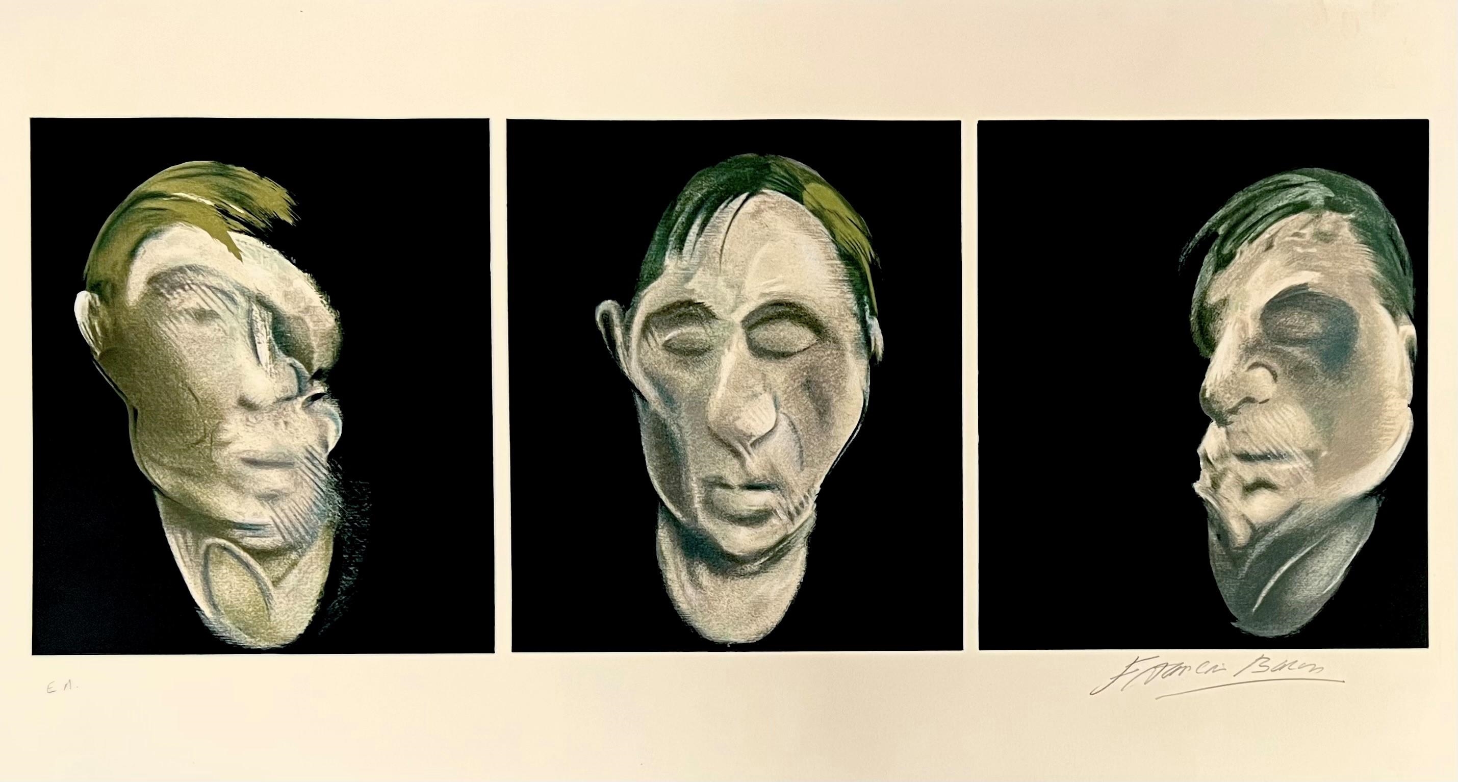 Francis Bacon | TROIS ETUDES POUR UN AUTOPORTRAIT (D'APRES TROIS ETUDES ...