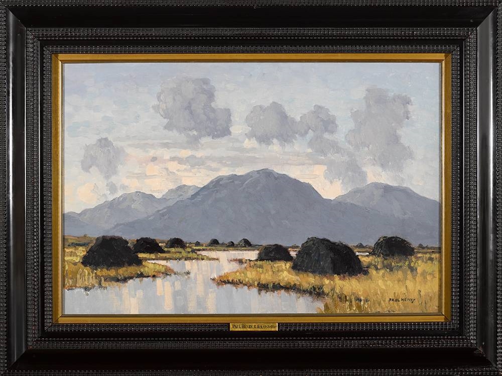 Paul Henry | TURF STACKS IN THE WEST, c.1934-36 | MutualArt