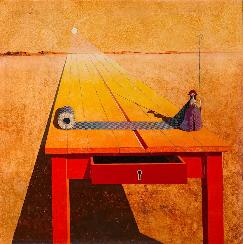 Colin Middleton | Woven Landscape Lechenagh (1971) | MutualArt