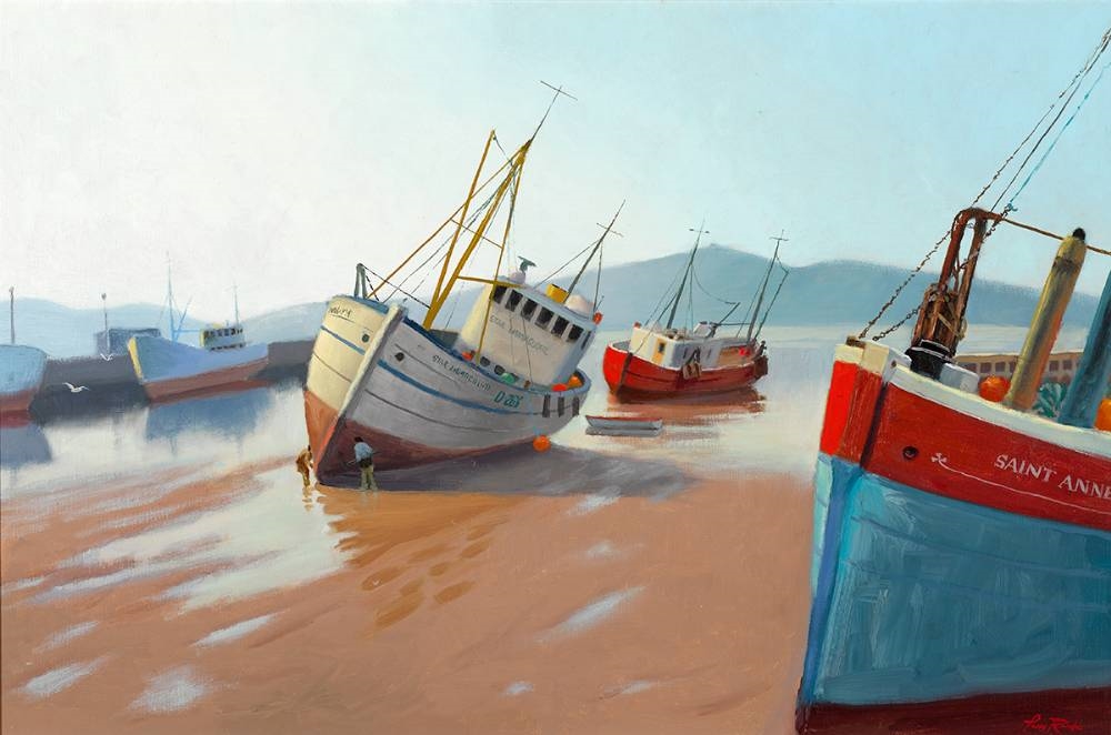Tom Roche | BEACHED TRAWLERS, DINGLE, COUNTY KERRY | MutualArt