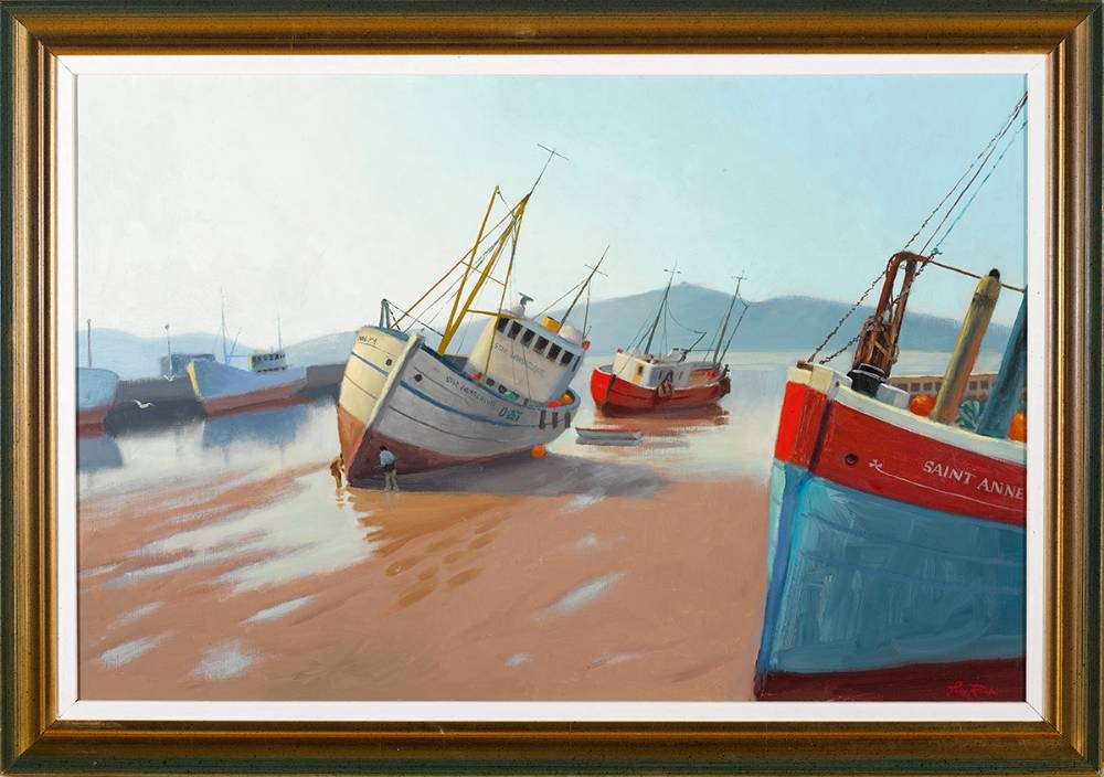 Tom Roche | BEACHED TRAWLERS, DINGLE, COUNTY KERRY | MutualArt