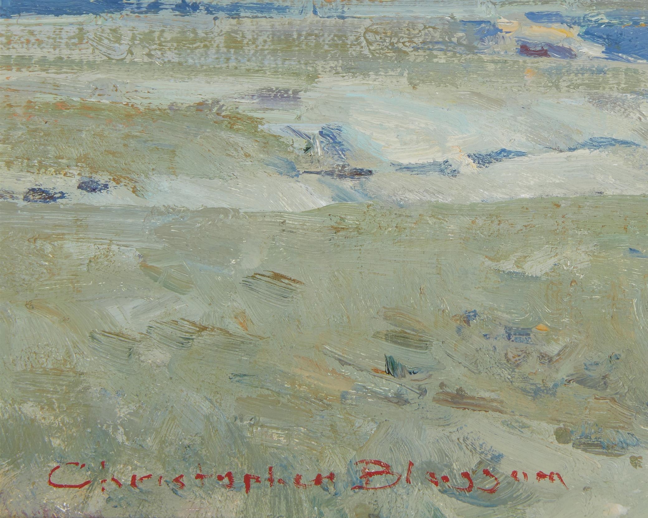 Christopher Blossom | Midday Green, Blue and Grey | MutualArt