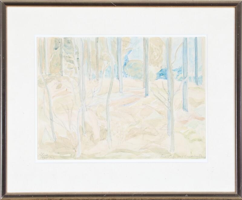 Christine Swane | Plantage ved Smidstrup strand (1943) | MutualArt
