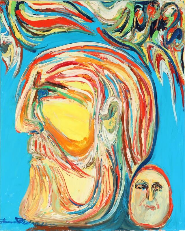 Finn Pedersen | Composition with figures | MutualArt