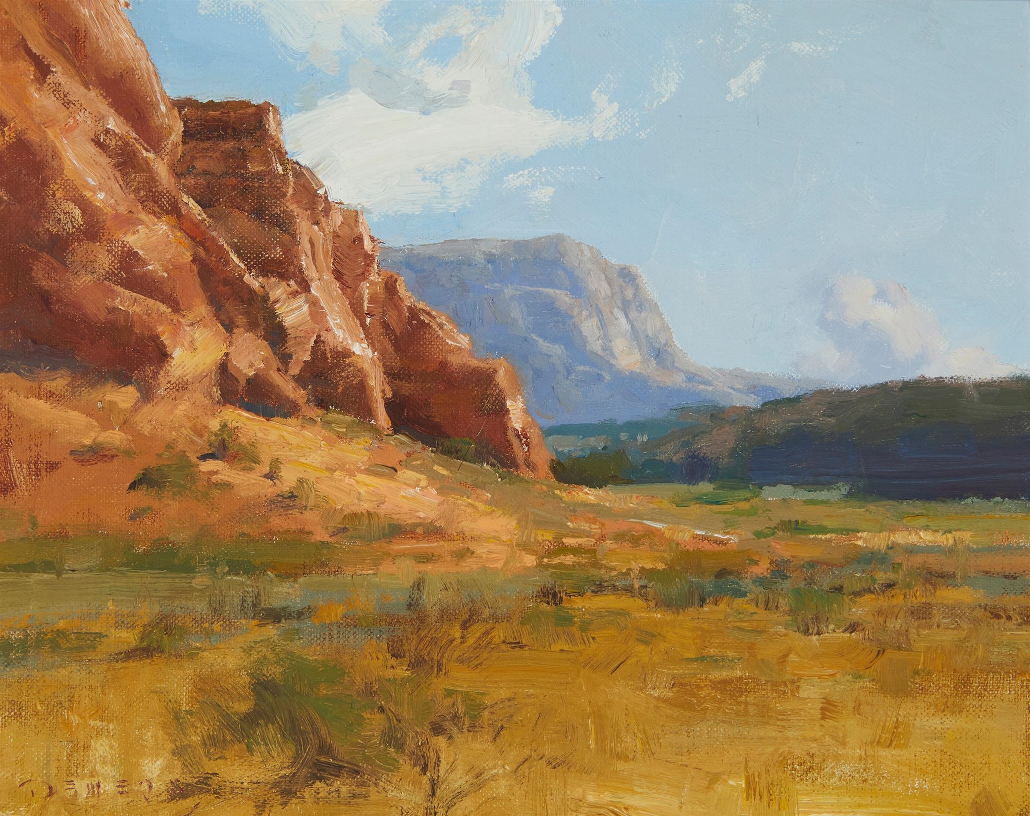 Desert Landscape Painting