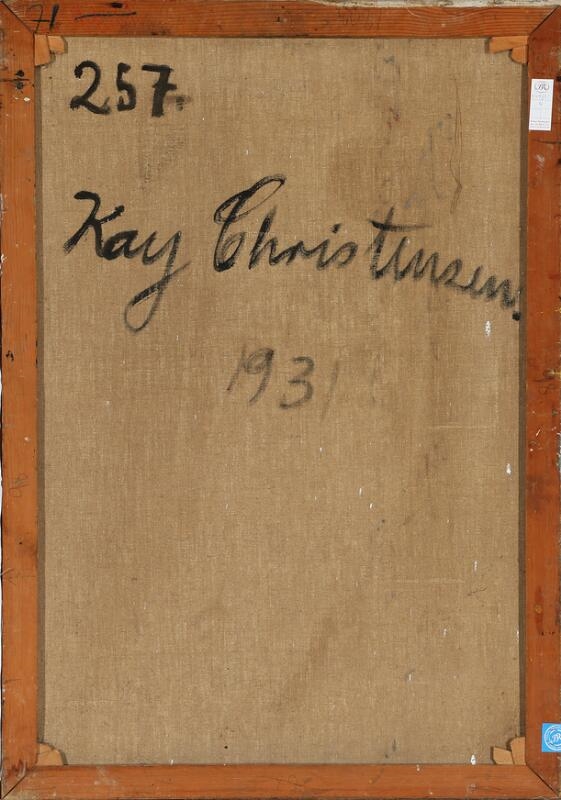 Kay Christensen | Composition with figure | MutualArt