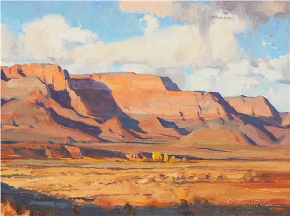 G. Russell Case | Cliffs in Terracotta, (2011) | MutualArt