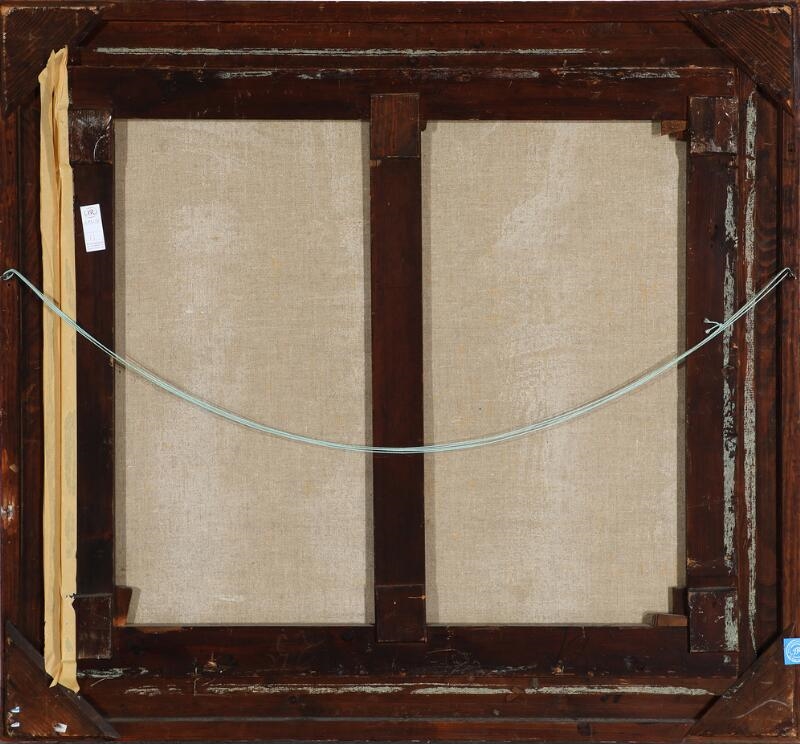 David Jacob Jacobsen | Italian family on a balcony with Vesuvius in the ...