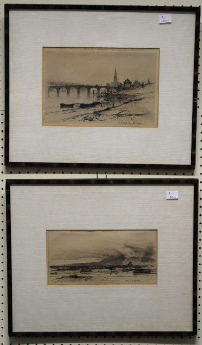 David Young Cameron | Perth Bridge and Arran | MutualArt