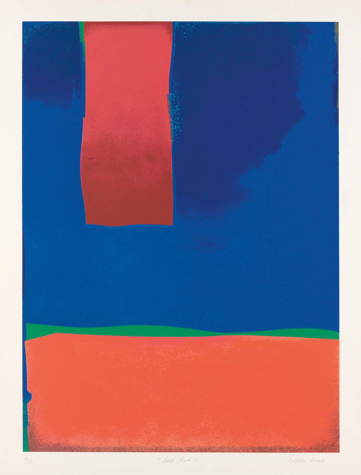 Esteban Vicente | East end | MutualArt