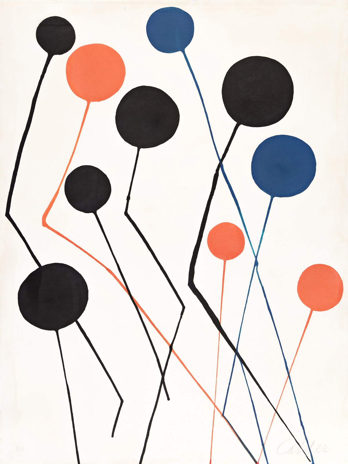Alexander Calder | The Blue Balloon (1973) | MutualArt