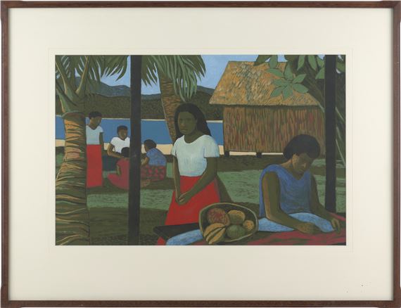 Ray Crooke | Fijian Village (1991) | MutualArt