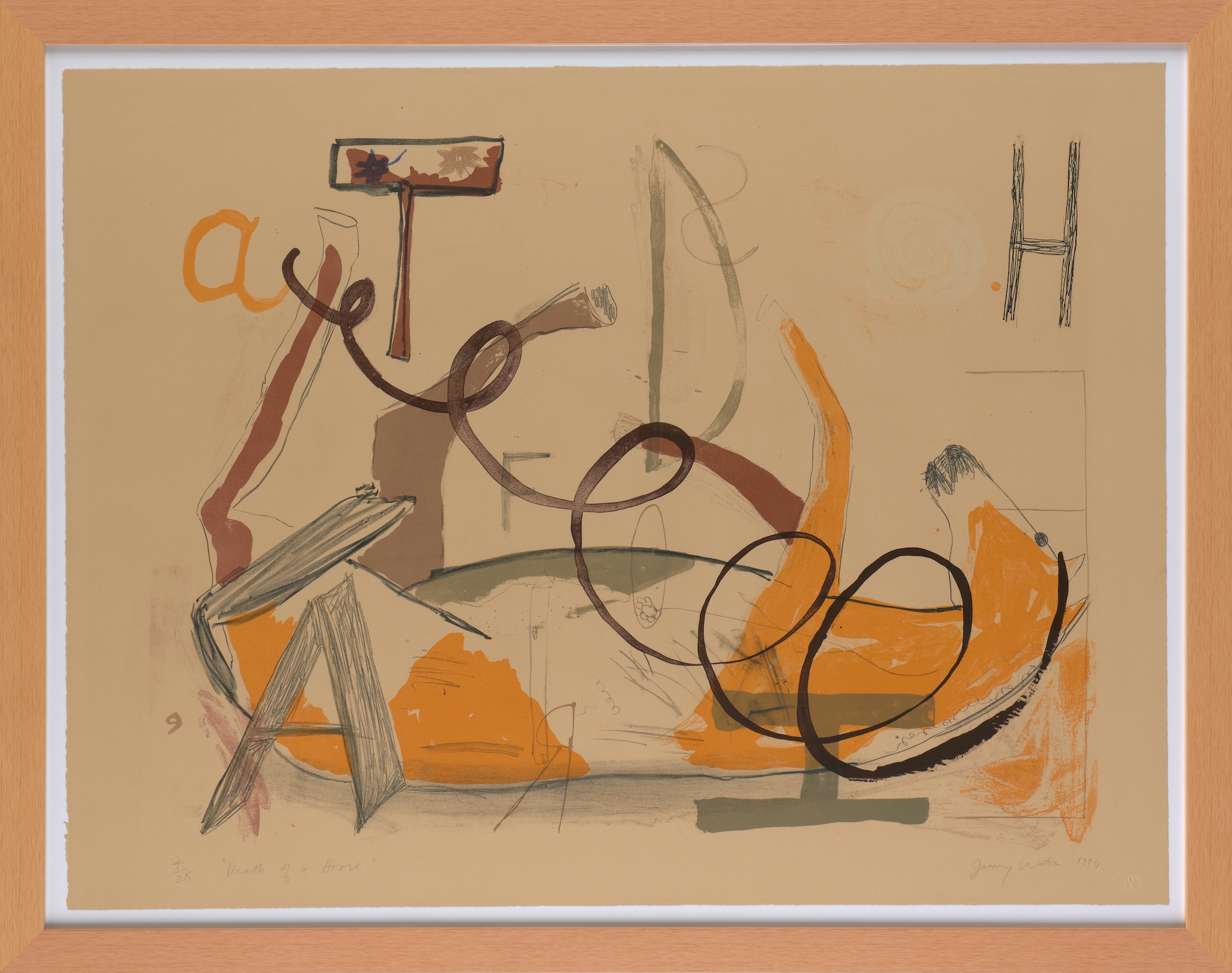 Jenny Watson | Death of a Horse (1990) | MutualArt