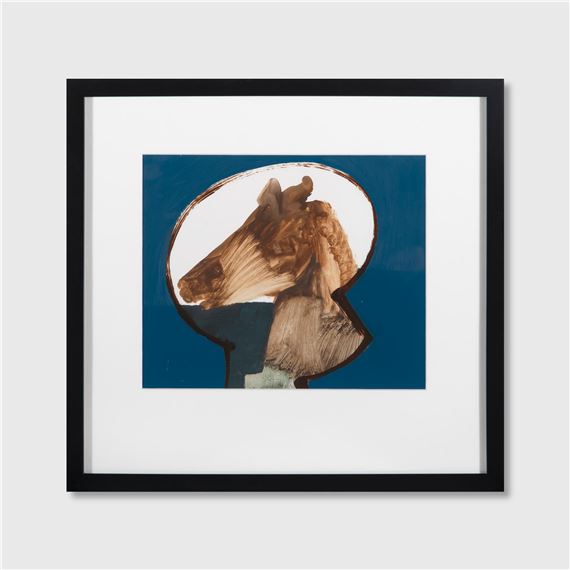 Sidney Nolan | Greek Head and Horse, 1956 (1956) | MutualArt