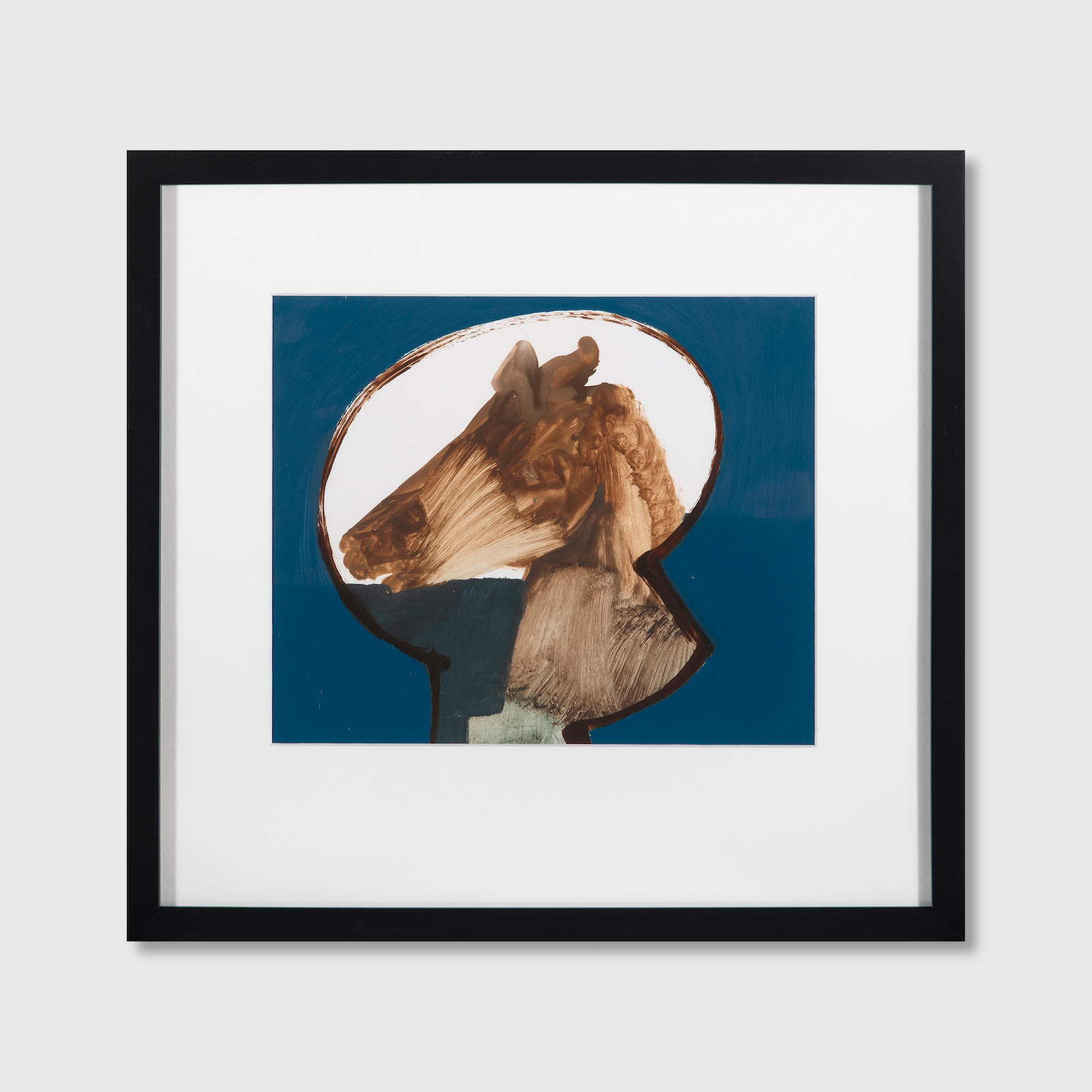 Sidney Nolan | Greek Head and Horse, 1956 (1956) | MutualArt