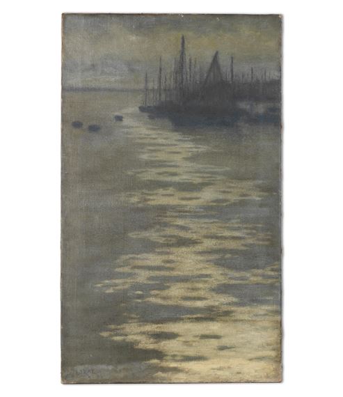 Iso Rae | Harbour at Night, 1896 (1896) | MutualArt