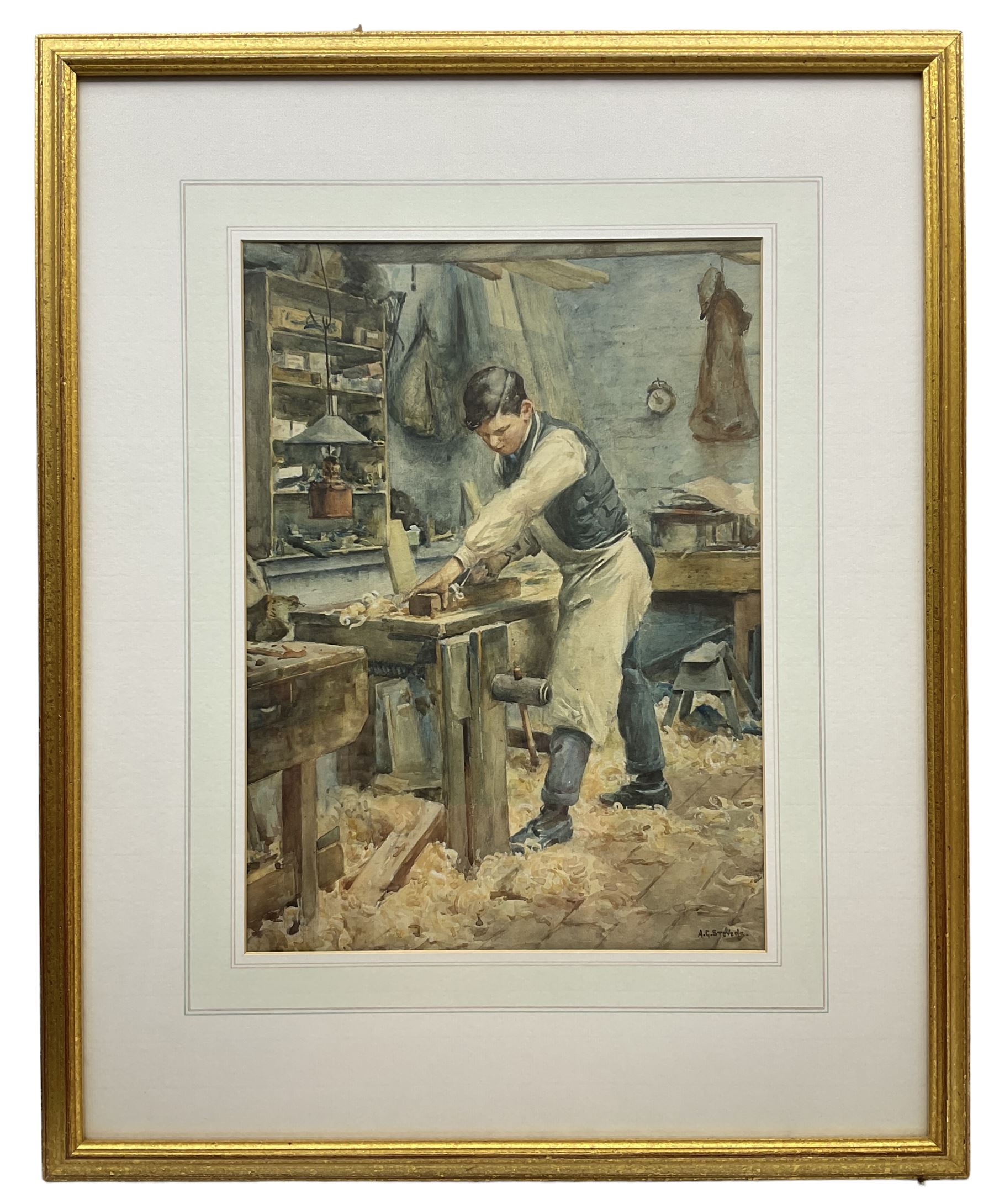 Albert George Stevens | The Young Carpenter | MutualArt