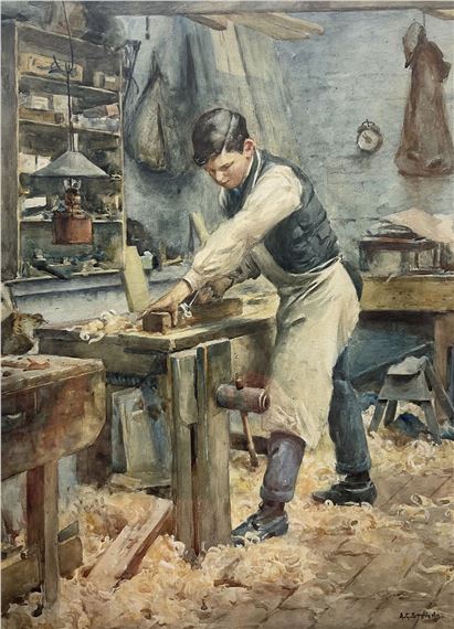 Albert George Stevens | The Young Carpenter | MutualArt