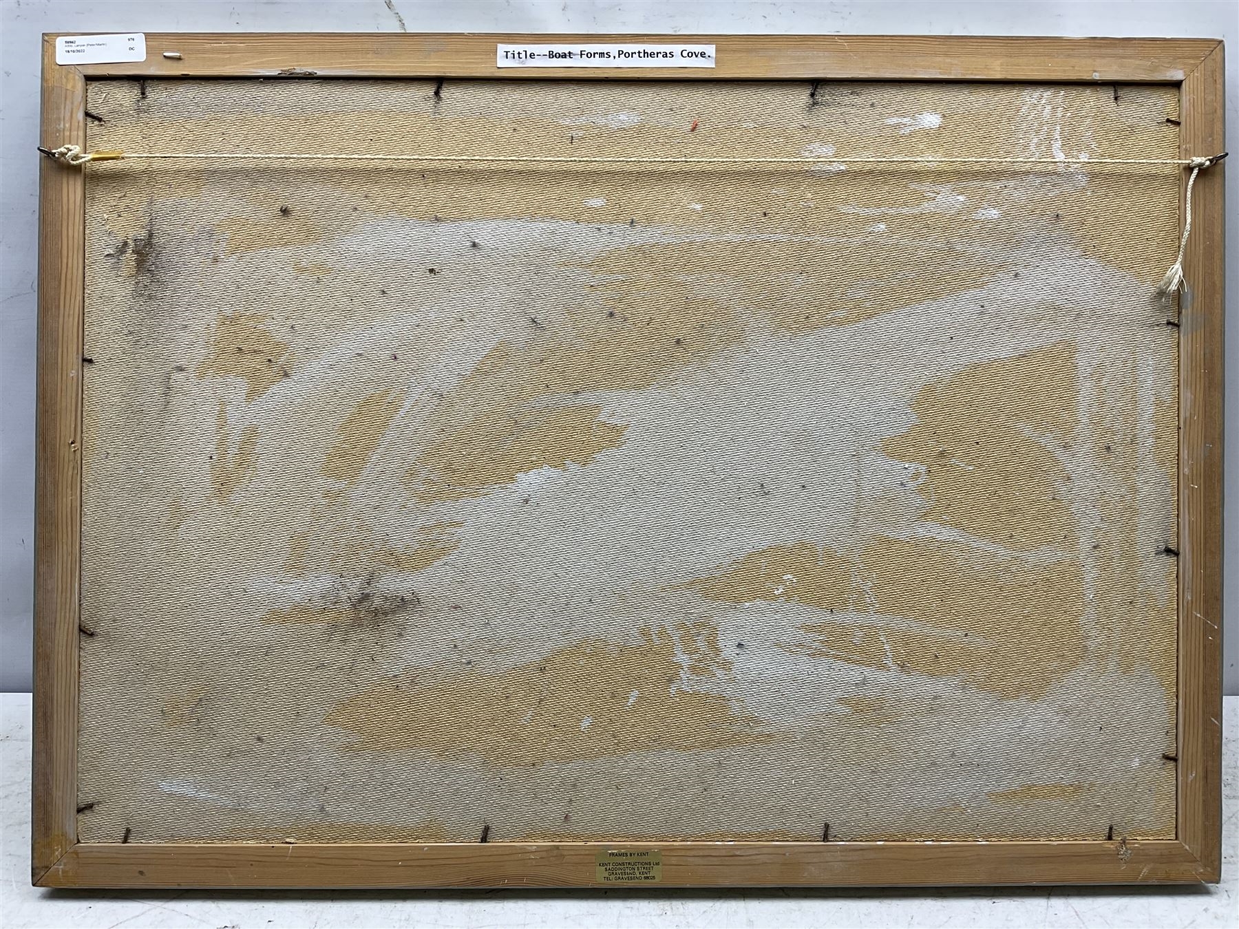 Martin Lanyon | Boat Forms Portheras Cove | MutualArt