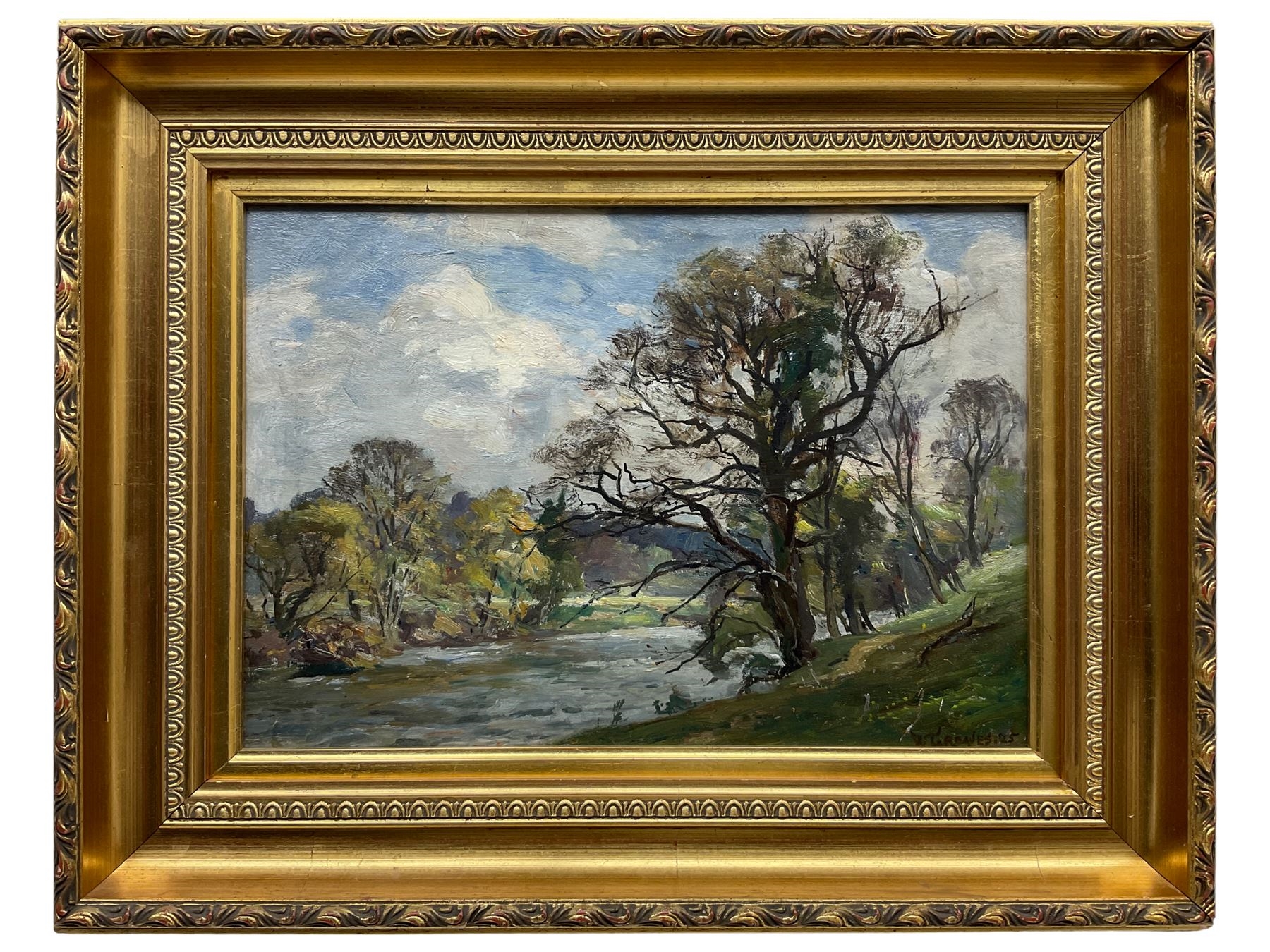 William Greaves | The River Wharfe near Woodhall Leeds | MutualArt