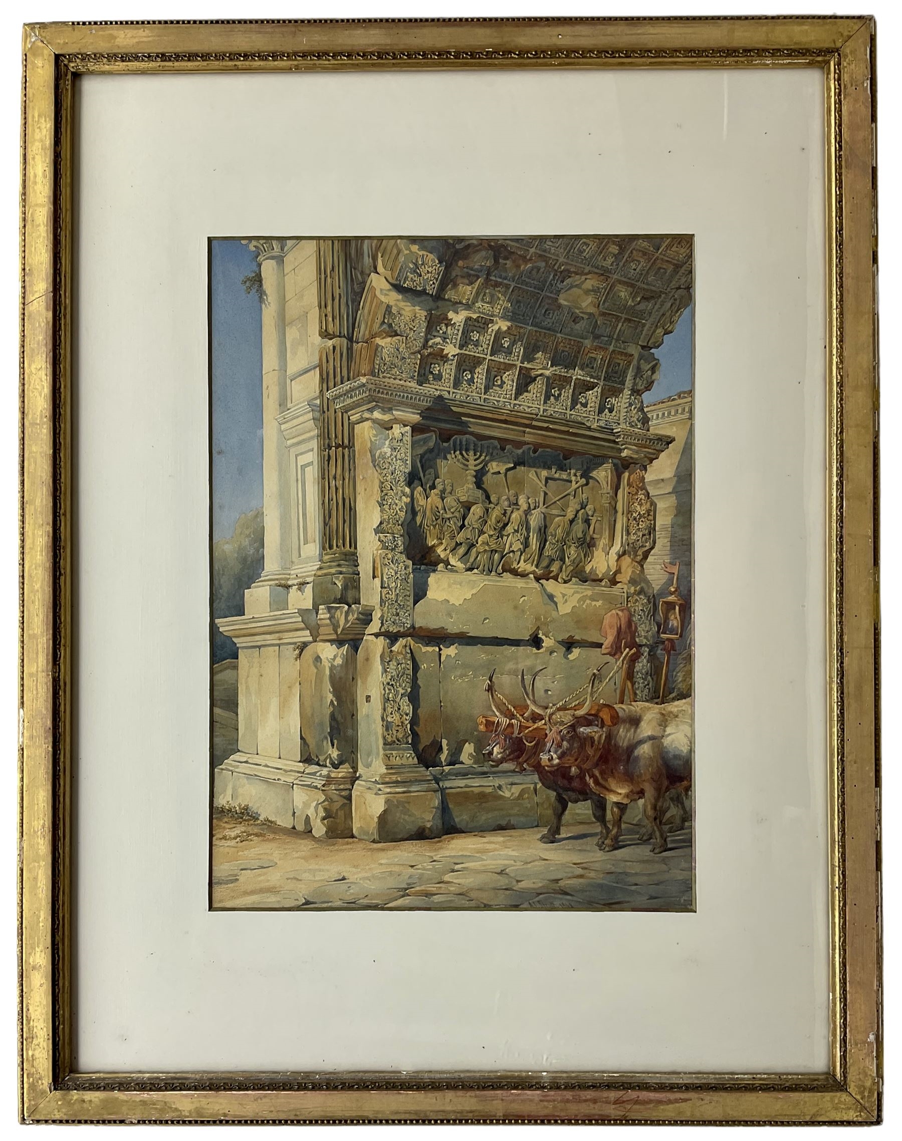 Arthur John Strutt | The Arch of Titus - Rome (1848) | MutualArt