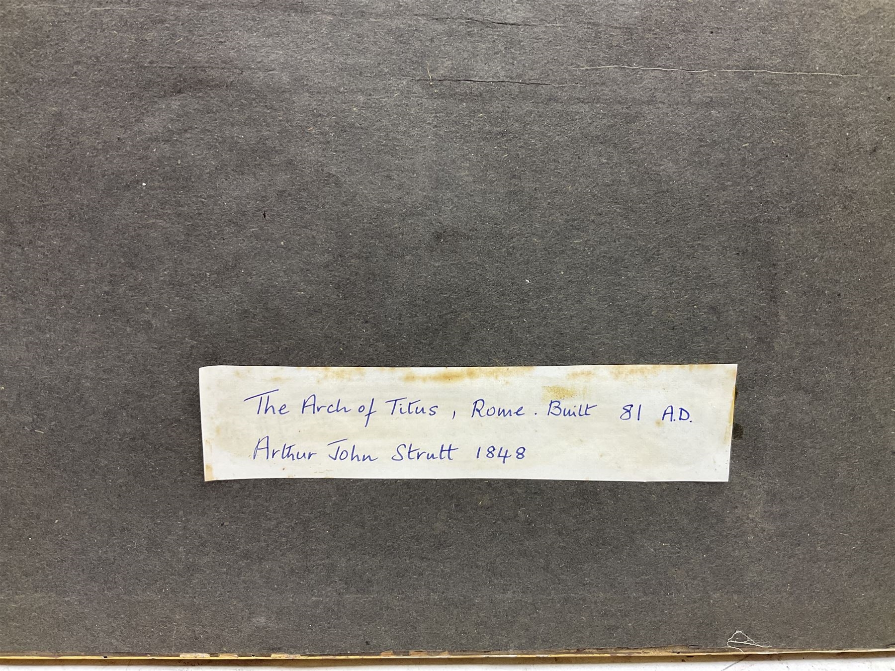 Arthur John Strutt | The Arch of Titus - Rome (1848) | MutualArt