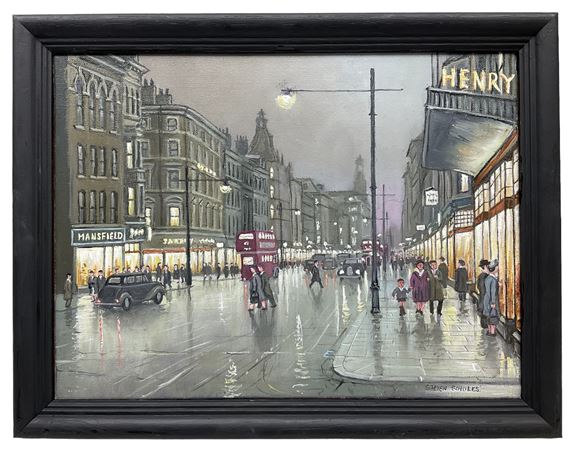 Steven Scholes | Market Street Manchester 1962 (1962) | MutualArt