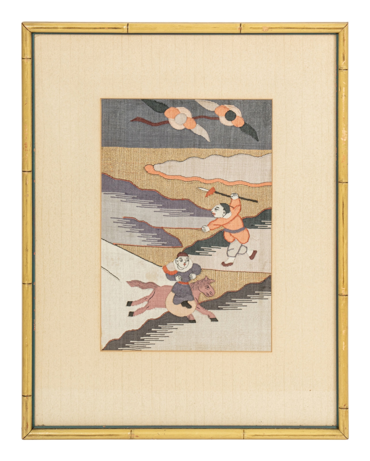 Chinese School, 20th Century | Four Chinese Kesi Woven Silk Panels ...