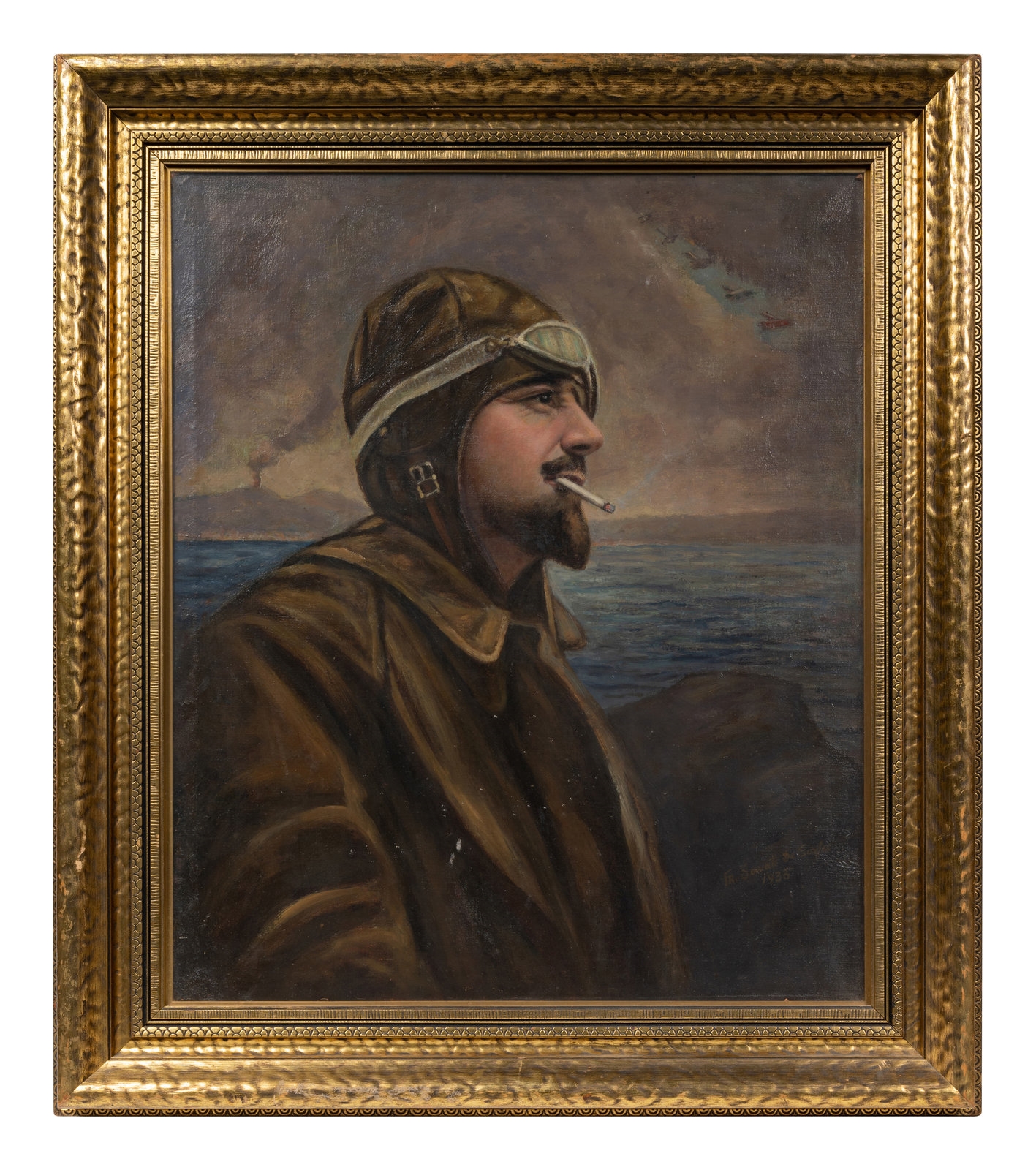 Francisco Savati de Corfu | Portrait of Italian Aviator and Politician ...