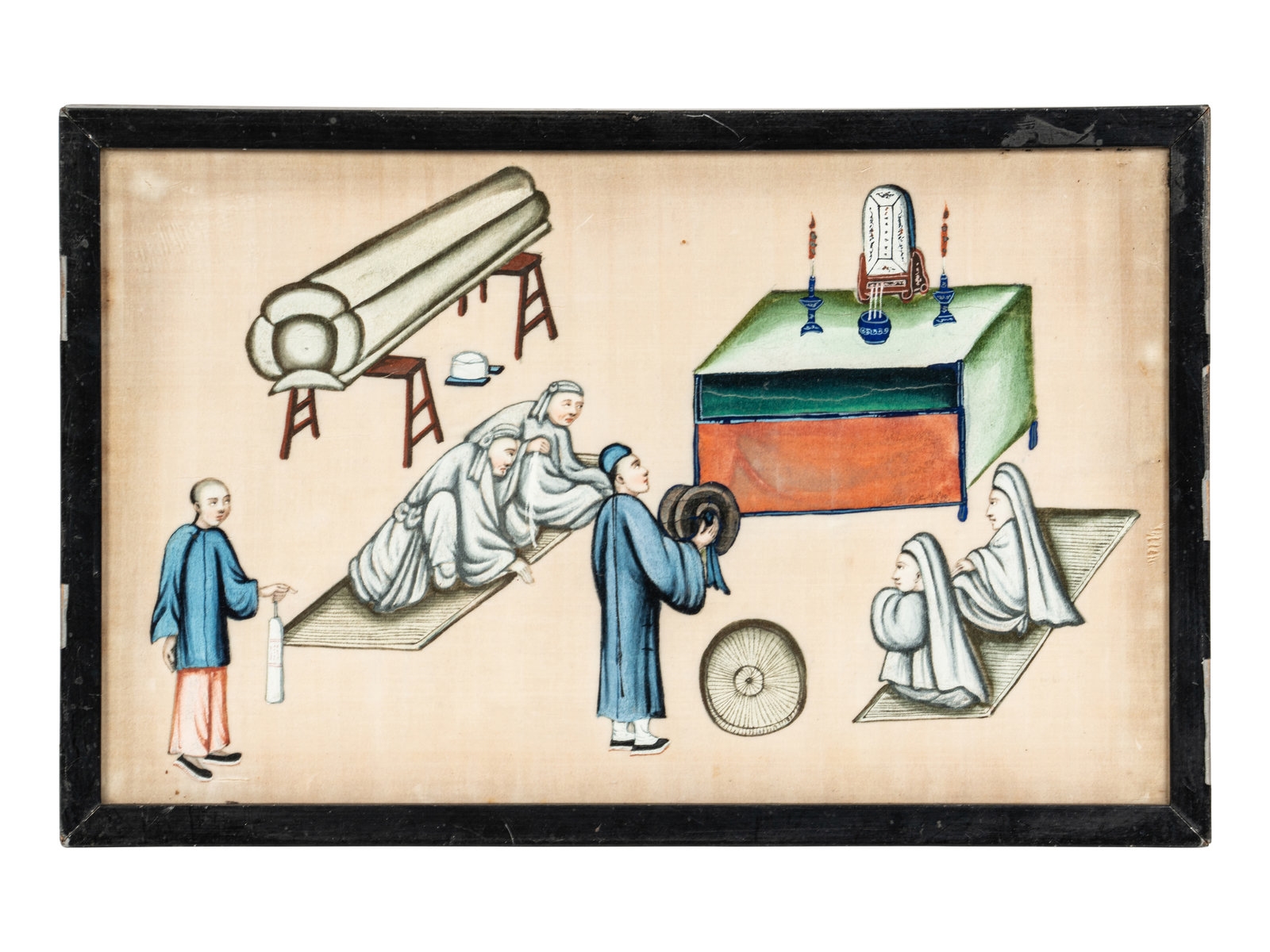 Chinese School | Nine Chinese Export Pith Paintings | MutualArt