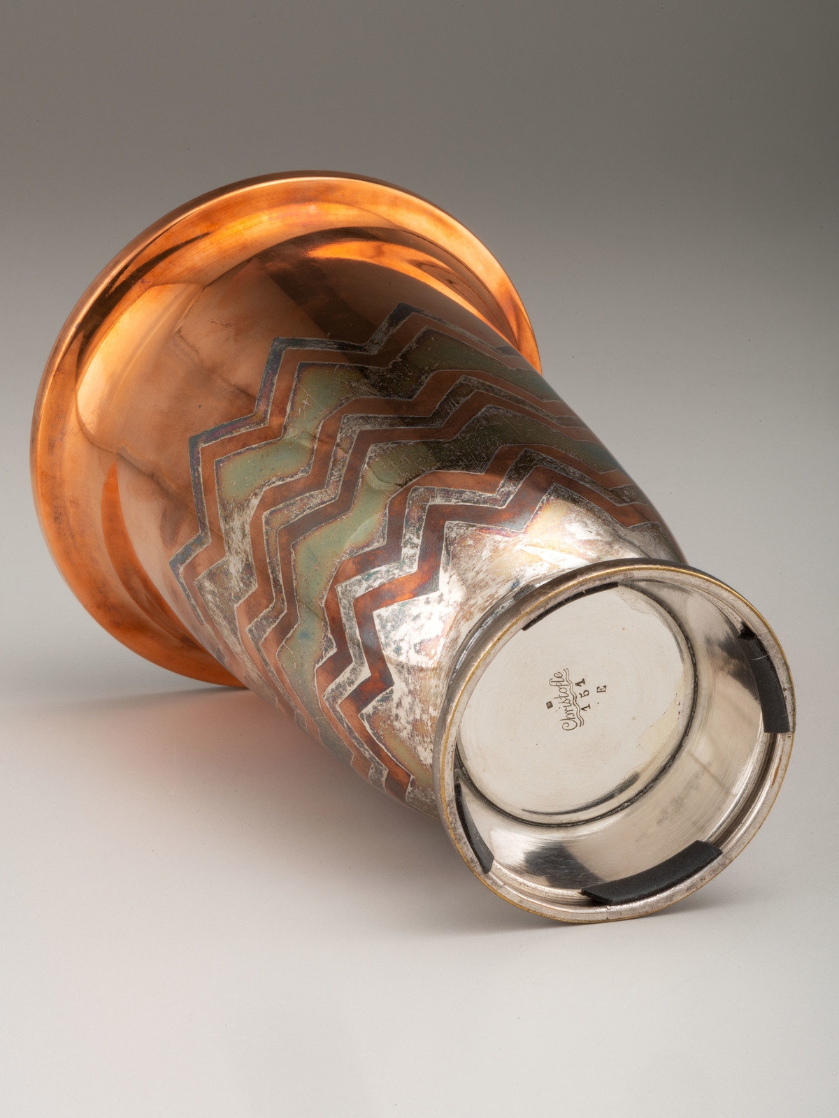 Luc Lanel | Mixed Metal Art Deco Vase | MutualArt