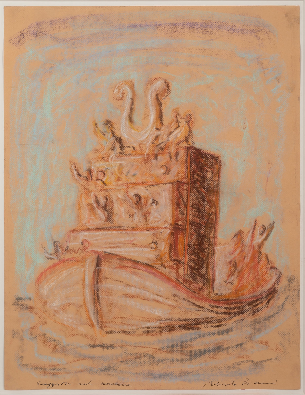 Roberto Barni | Viaggio della cassettiera, 1986 (1986) | MutualArt